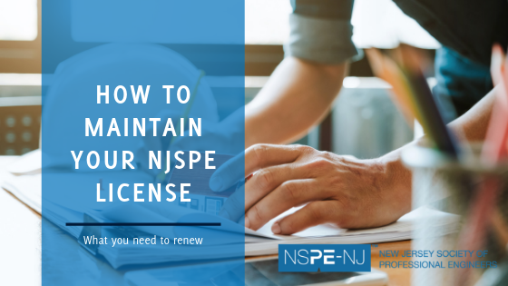 How to Maintain Your New Jersey Professional Engineering License | NJSPE