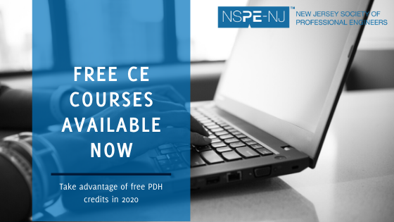 Still Need to Meet PDH Requirements? Try these Free CE Courses | NJSPE